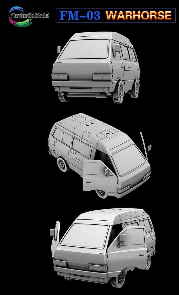 FANTASTIC MODEL (FANS TOYS) FM-03 WARHORSE (MASTERPIECE IRONHIDE) | Robotoyz